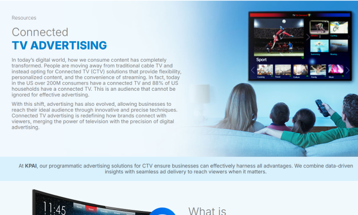 Connected TV Advertising - KPAI Media
